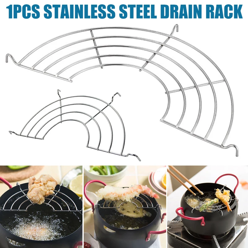 Stainless-Steel-Thick-Line-Semicircle-Hanging-Pan-Frying-Drain-Line ...