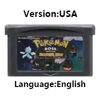 GBA Game Cartridge 32 Bit Video Game Console Card Series Red Chapter ...