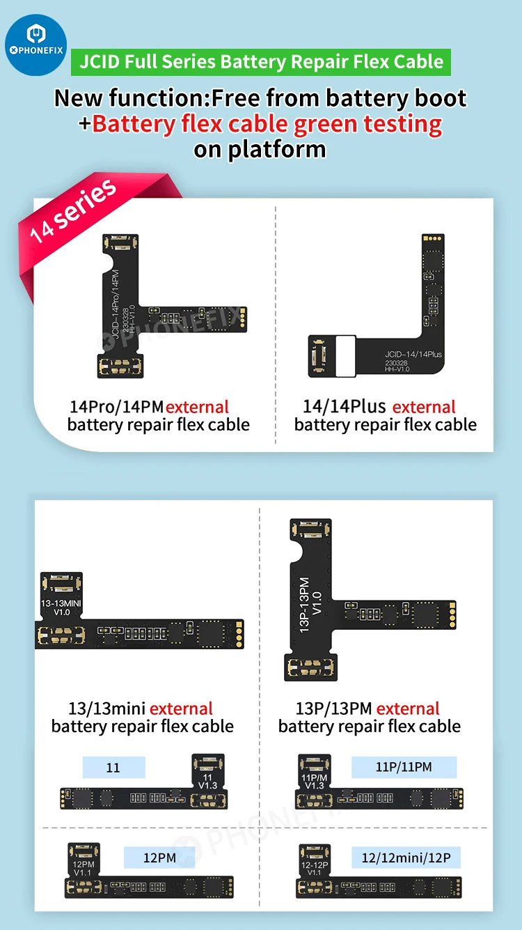 JC-Original-Battery-Repair-Flex-Cable-For-iPhone-11-12-13-14-15-Pro-Max ...
