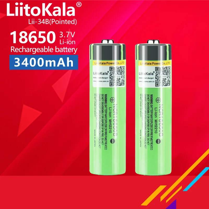 1-30pcs-LiitoKala-34B-JT-18650-3400mAh-NCR18650B-3-7v-18650-Lithium ...