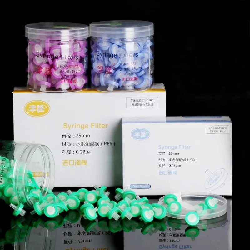 100pcs-lot-13mm-25mm-Lab-Nylon-PES-PTFE-MCE-Millipore-Membrane-Syringe ...