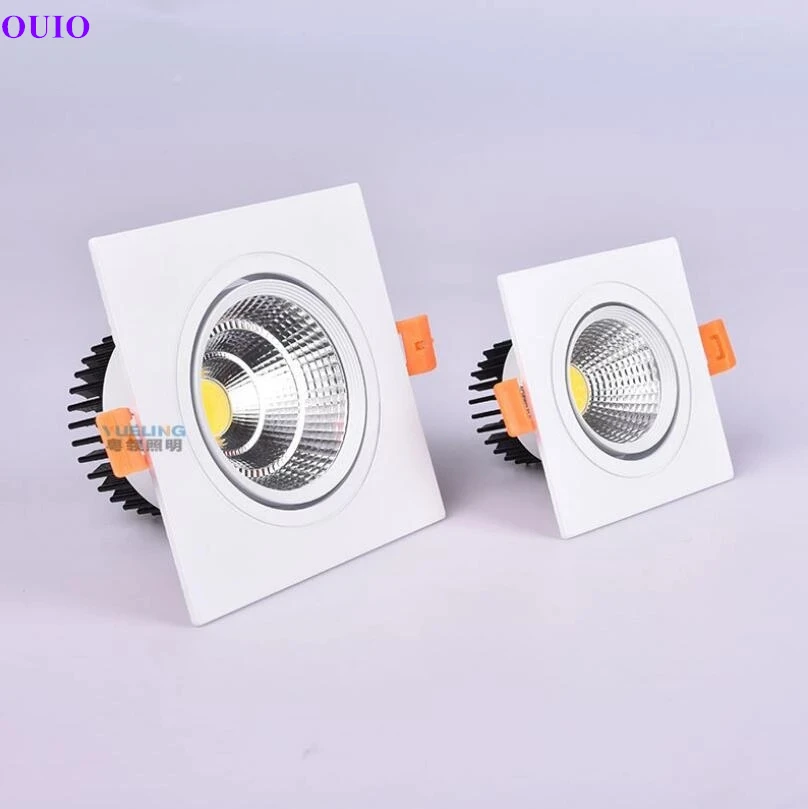 Dimmable COB Practical Spotlight Ceiling LED Light AC85 265V 7W 9W 12W ...