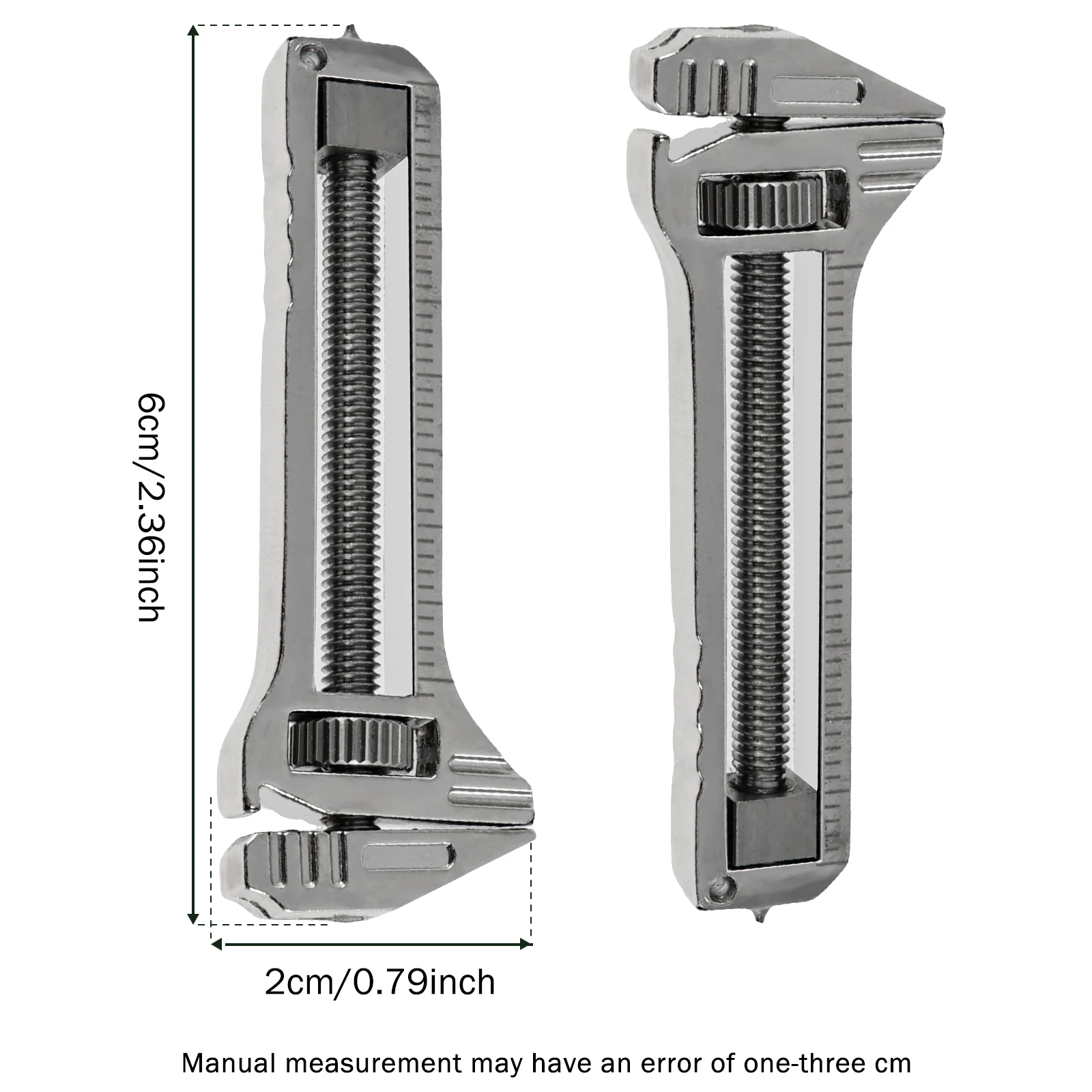 Wrench-2Pcs-Mini-Multi-Tool-Wrench-Portable-Spanner-Multitool-with ...
