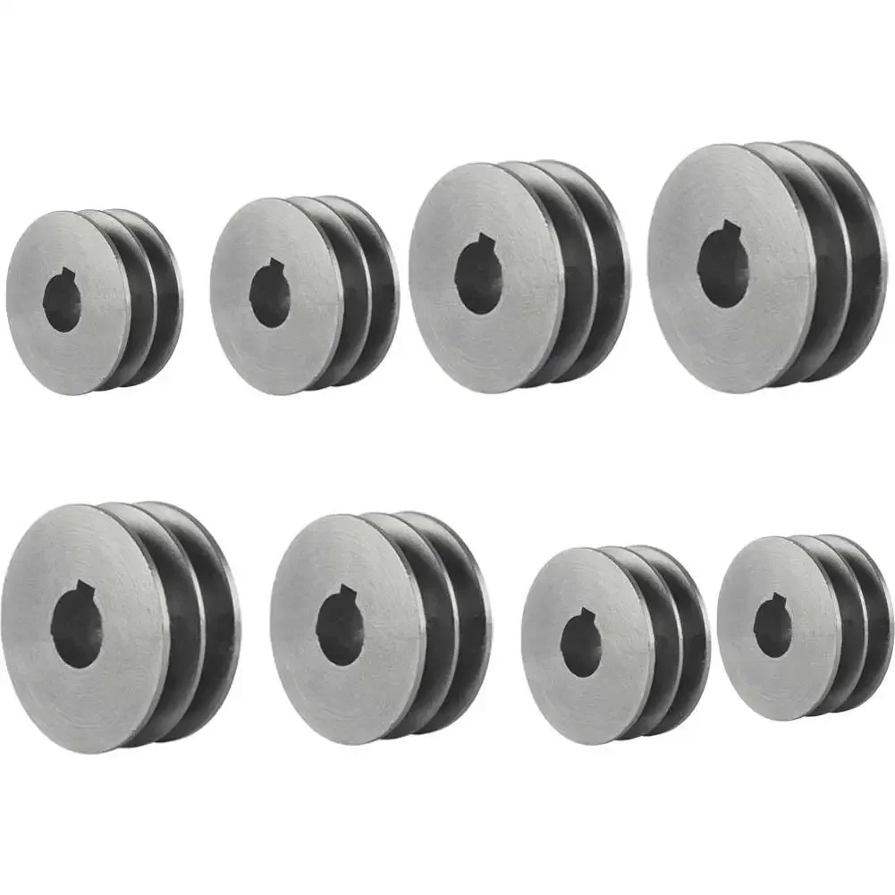 V-Belt-Pulley-A-Type-Double-Slot-Pulley-Motor-Pulley-Material-Cast-Iron ...