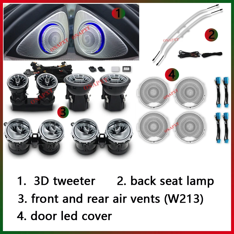 For-Mercedes-Benz-W213-E-Class-Coupe-For-AMG-E43-E53-64-Colors-LED ...