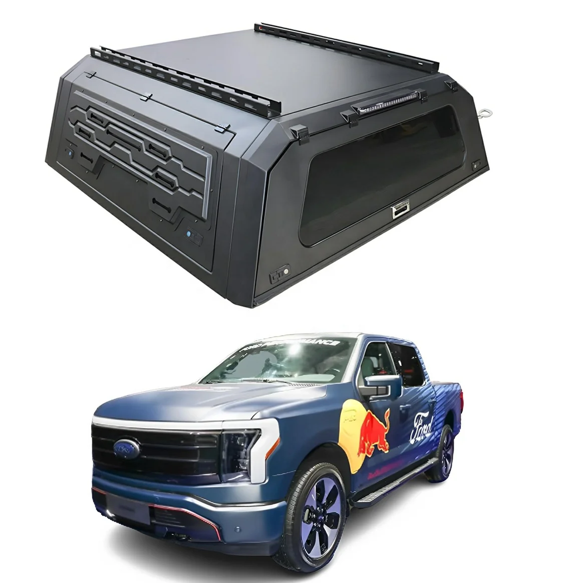Slide-On-Camper-Truck-topper-Canopy-Pickup-tonneau-cover-aluminium ...