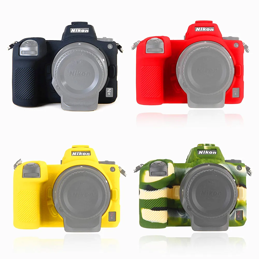 NEW Z6II Z7II Silicone Armor Skin Case Protective Body Cover Mirrorless ...