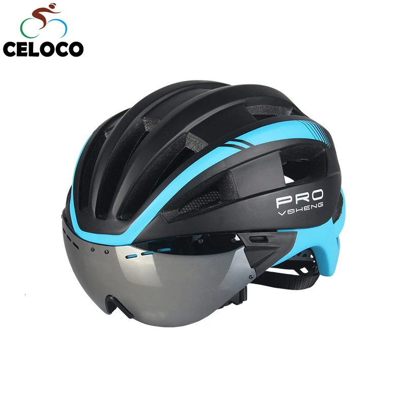 Hot-Sale-Bicycle-Helmet-Unisex-Eyepiece-Insect-proof-Net-Integrated ...