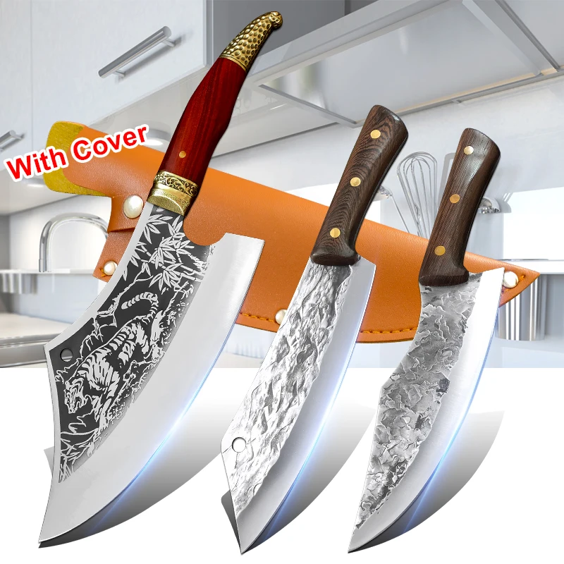 Kitchen-Knives-Chef-Butcher-Boning-Knives-Cleaver-Meat-Chopping ...