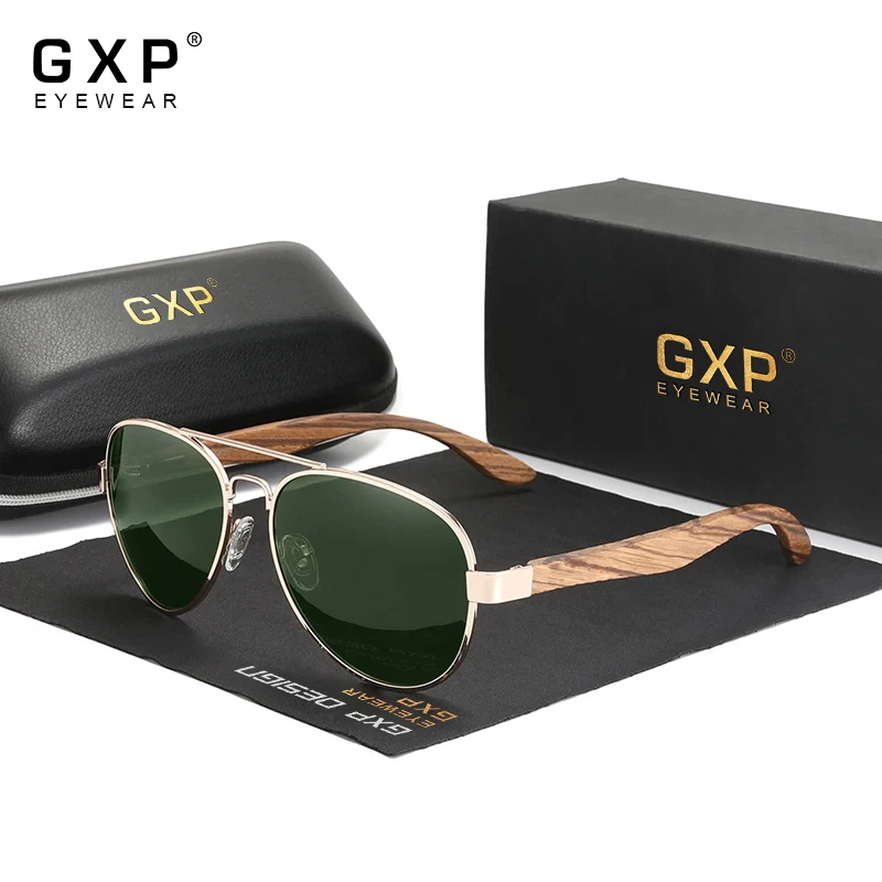 GXP-Handmade-Wood-Men-s-Sunglasses-Polarized-UV400-Eye-Protection-Mirror-Optical-Lens-Glasses ...
