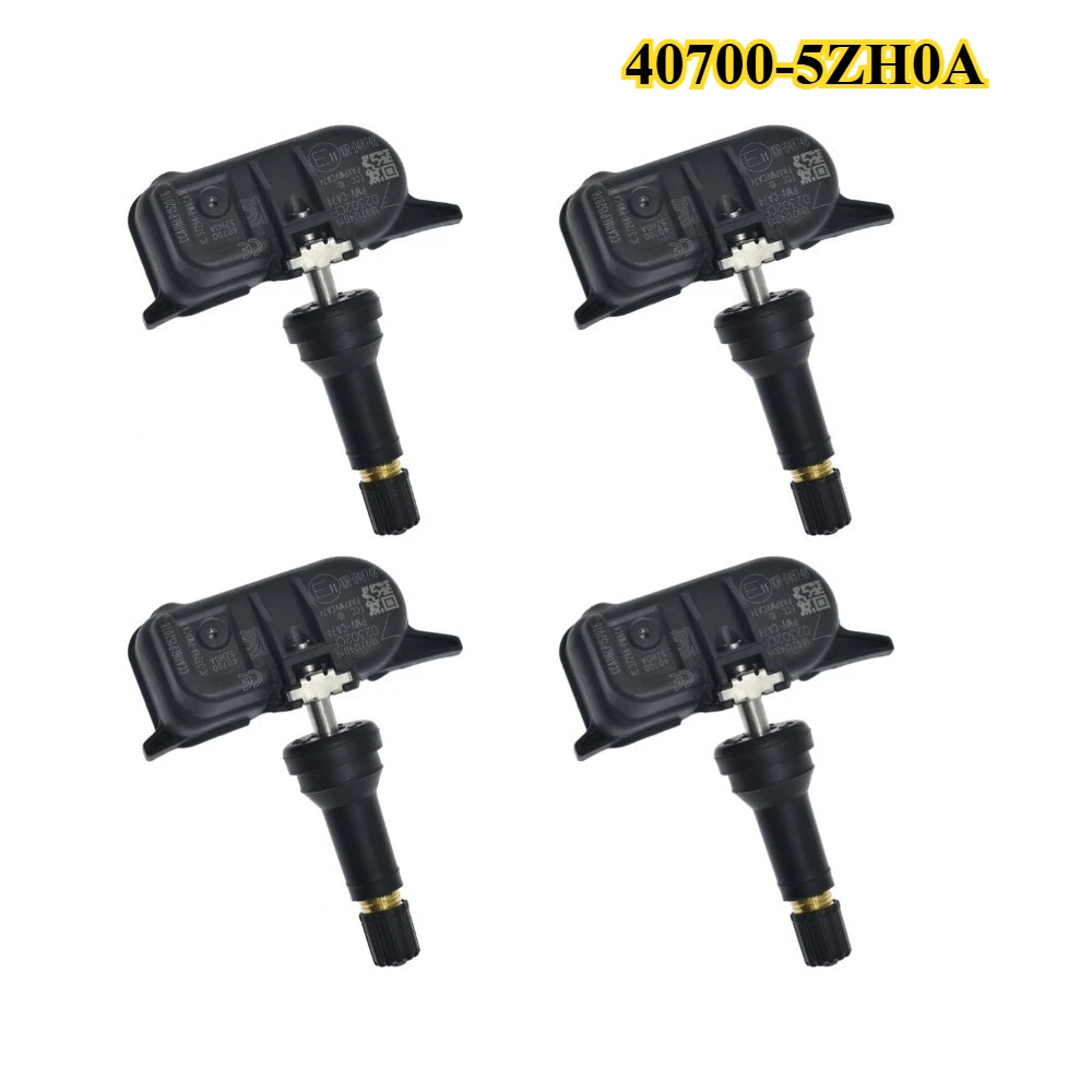 4x 40700-5ZH0A 433MHz TPMS Tire Pressure Sensor For Nissan Navara Leaf ...
