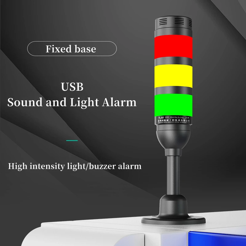 USB-Signal-Light-232-Serial-Port-Tricolor-Multi-layer-Alarm-Light-485 ...