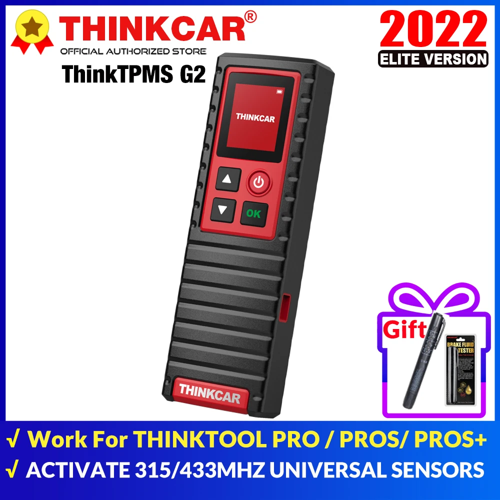 Thinkcar Tpms Relearn Tool Thinktpms G2 Activate 315/433mhz Sensors Unlimited Programming Tool ...