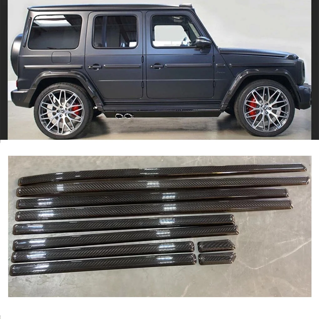 Real-Carbon-Fiber-Car-Door-Side-Body-Molding-Trim-Fit-For-Benz-W464-G500-G63-AMG.jpg