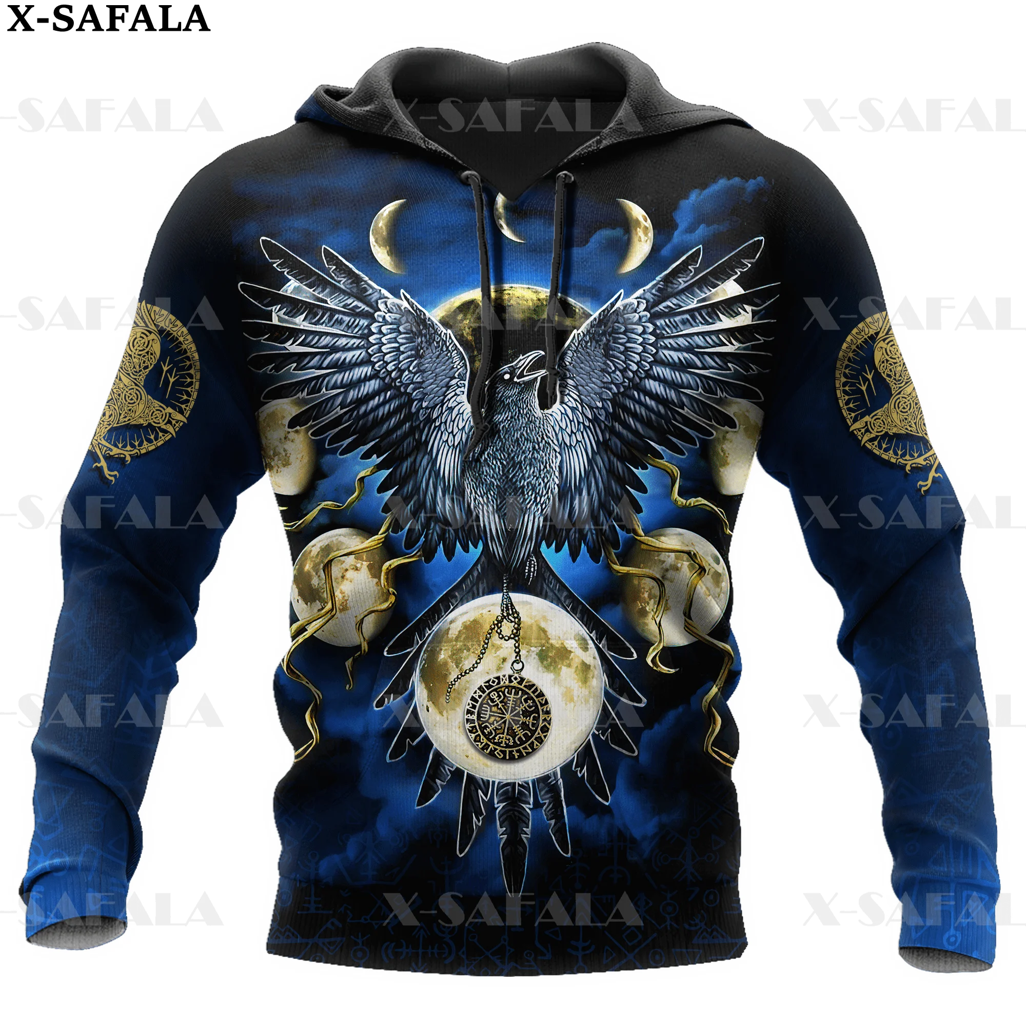 Viking-Odin-s-Ravens-Red-Moon-Circle-Tree-Of-Life-3D-Printe-Hoodie-Man ...