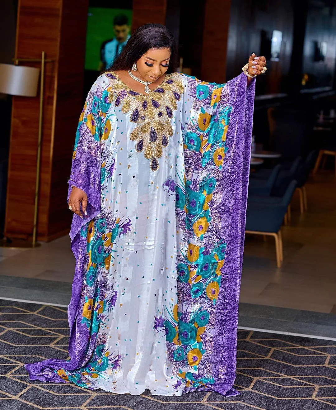 African-Dresses-for-Women-Spring-Summer-African-Women-Polyester ...
