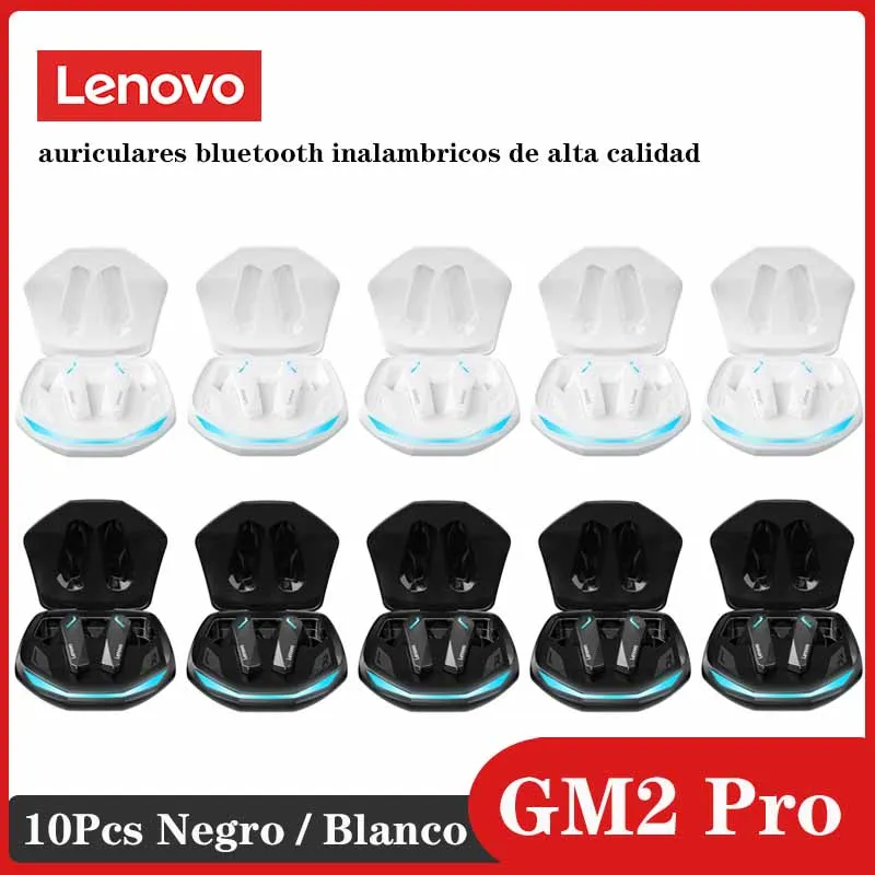 Lenovo-auriculares-bluetooth-inal-mbricos-GM2-Pro-aud-fonos-originales-con-Bluetooth-baja ...
