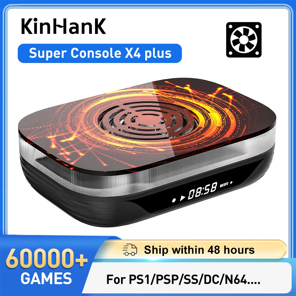 KINHANK-Super-Console-X4-Plus-Retro-Game-Console-60000-Games-Emulators ...