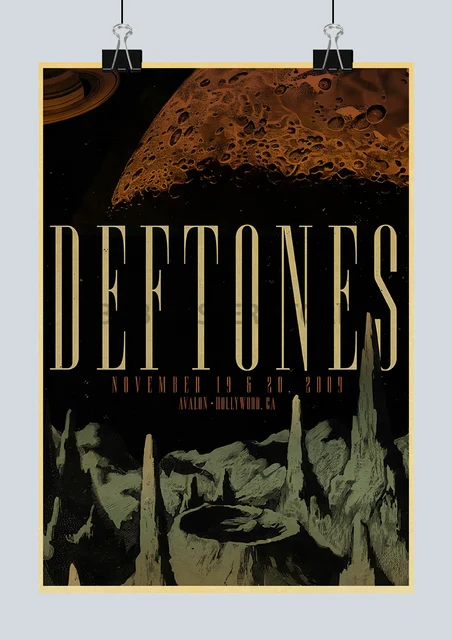 Deftones Singer Kraft Paper Posters Popular Band Vintage Print Pictures ...