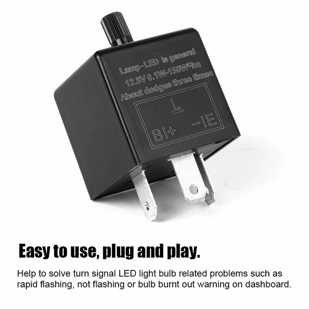 3-Pin-12V-Automobile-Motorcycle-LED-Flasher-Relay-Flasher-Speed ...