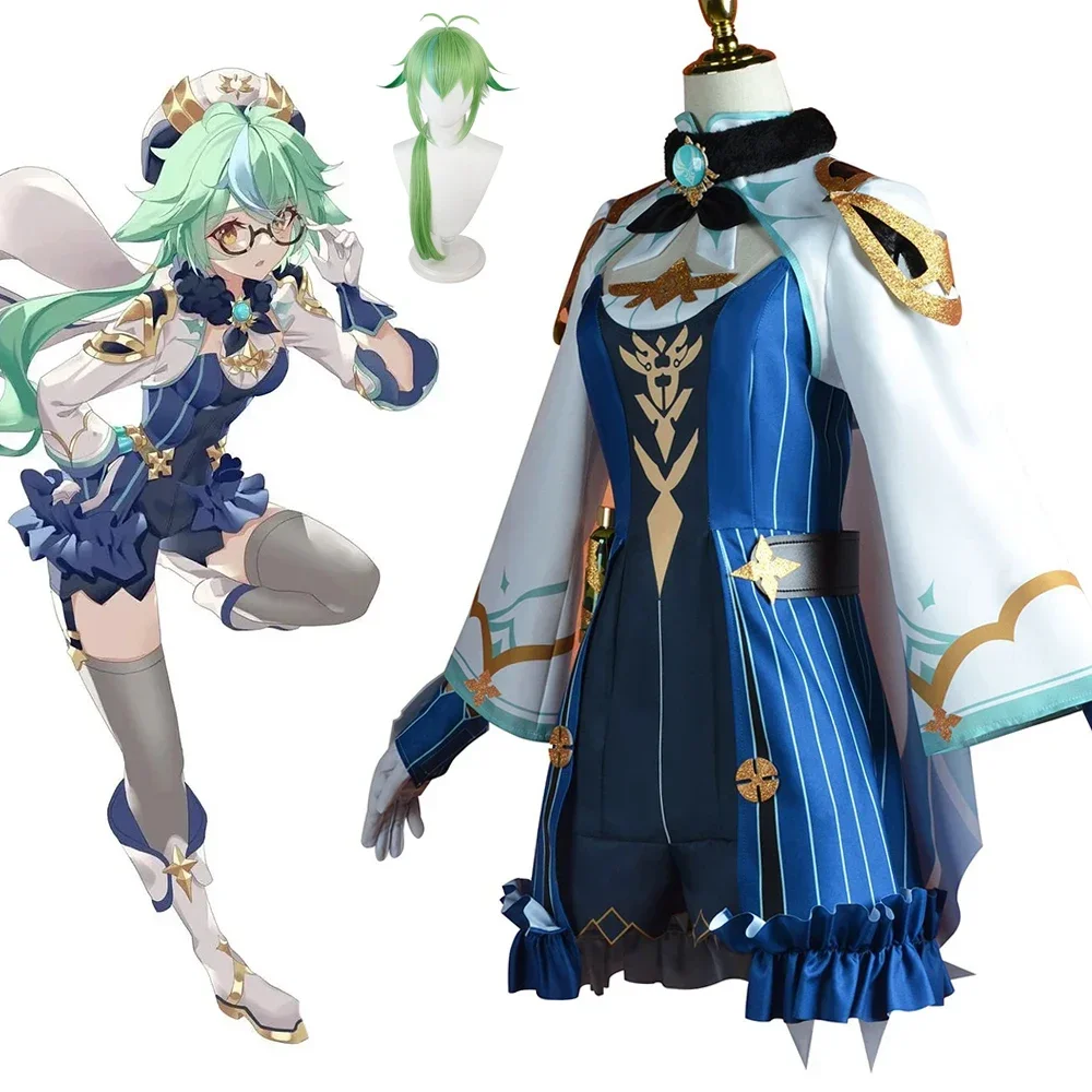 Wholesale-Anime-Genshin-Impact-Sucrose-Cosplay-Costume-Saccharose-Wigs ...