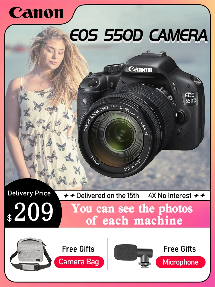 Canon eos 500d 550d 600d 650d 700d meio quadro digital câmeras slr foto profissional meio ...