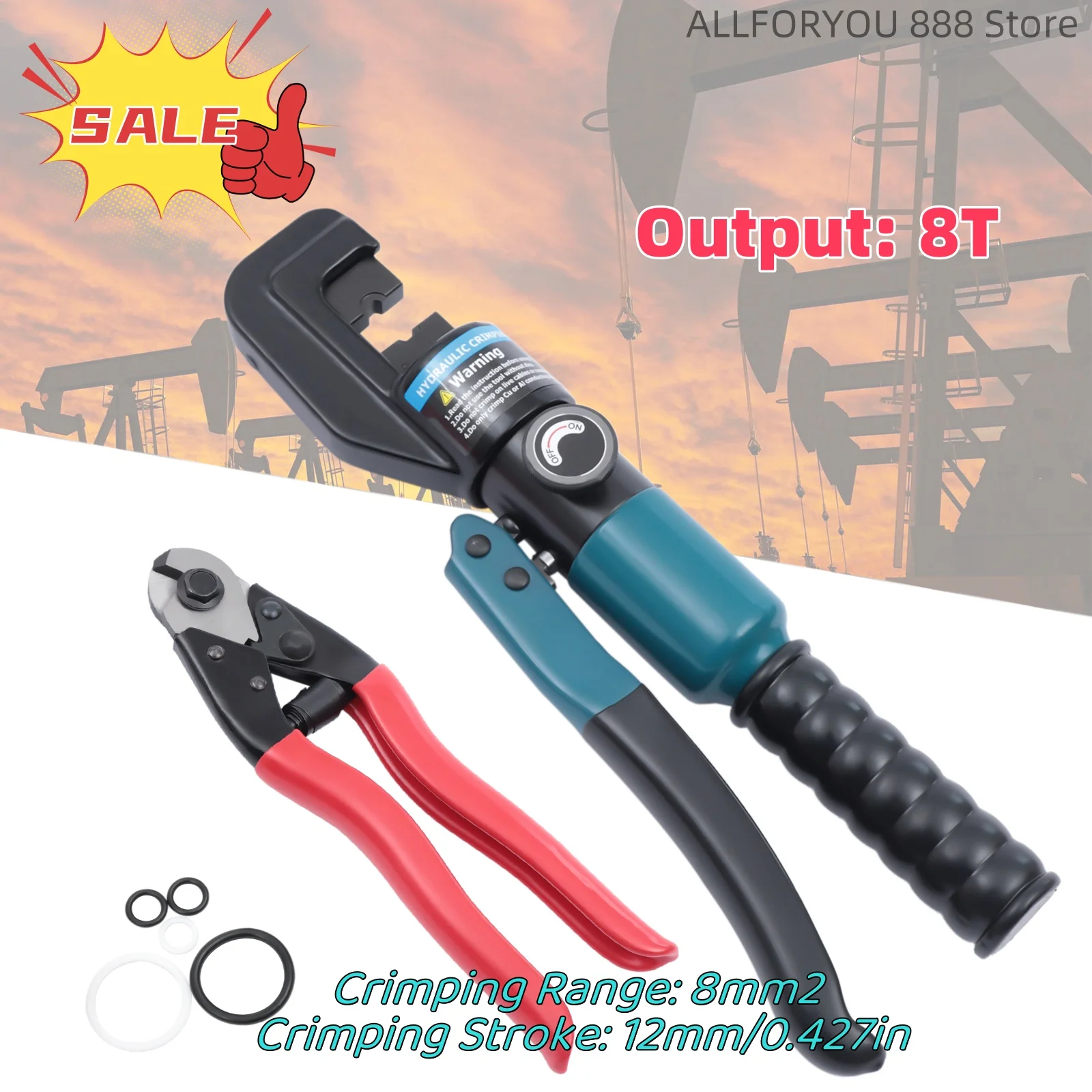 Upgraded-Custom-Hydraulic-Hand-Crimper-Tool-Super-Crimping-Power-and ...