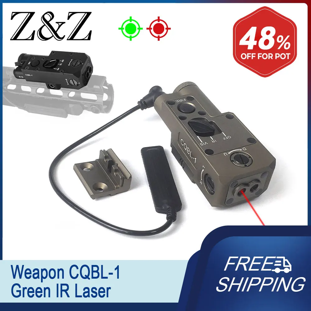 Metal-CQBL-1-Red-Green-Laser-Weapon-Aiming-Indicator-Infrared-Tactical ...