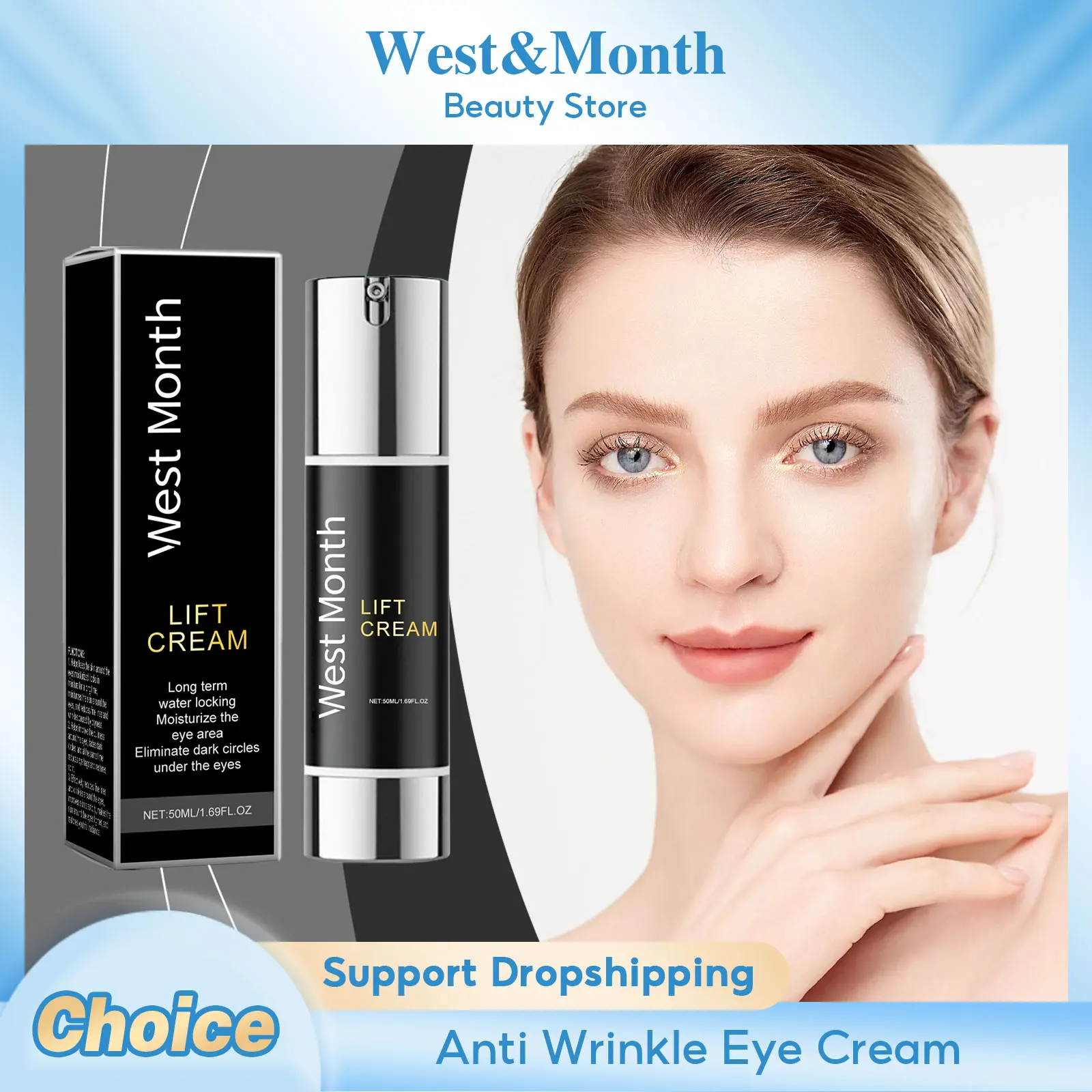 Lift Eye Cream Anti Wrinkles Reduce Fine Lines Fade Dark Circles Remove ...
