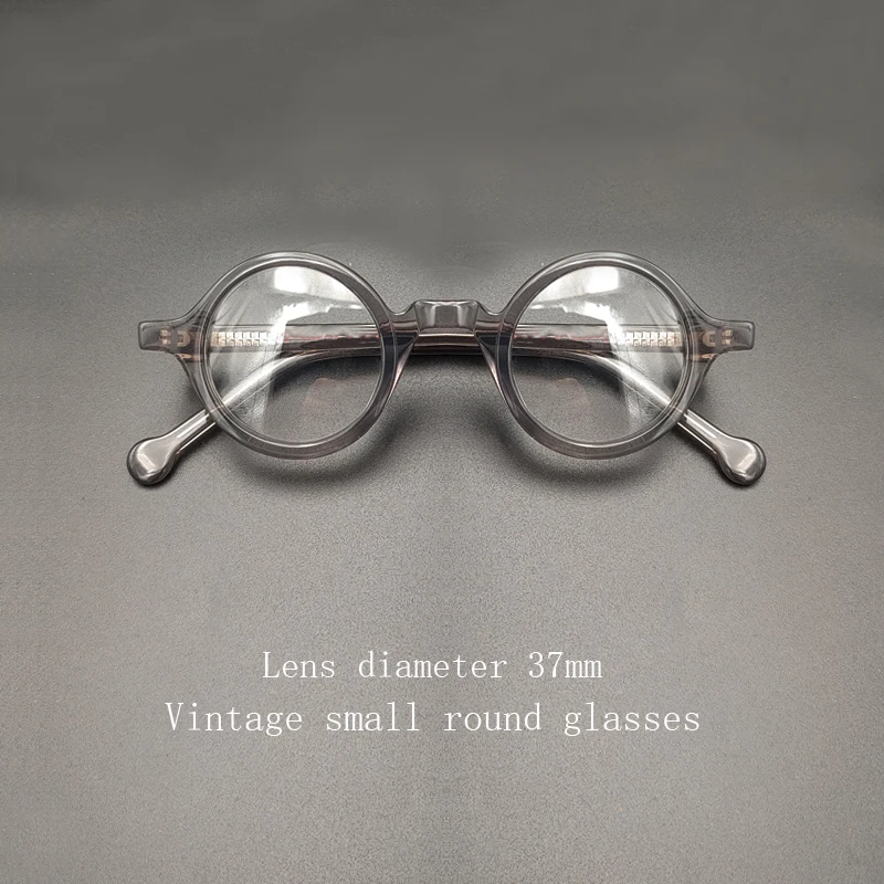 Vintage Small Round Glasses Frame Men And Women Retro Myopia Optical ...