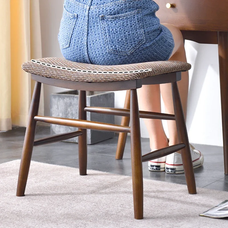 43cm-Simple-Wooden-Shoe-Changing-Step-Stool-Nordic-Household-Dressing ...