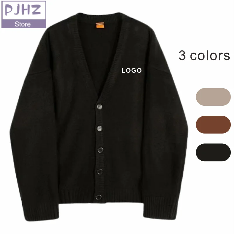 Fashion-Knitting-Cardigan-Custom-Logo-Print-Thickened-Cold-Resistant ...