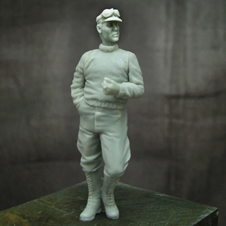 1-35-Resin-Model-figure-GK-Soldier-DAK-Officer-WWII-Military ...