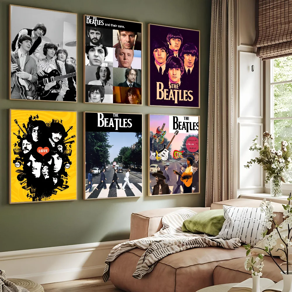 The-Beatless-Rock-Band-Poster-Paper-Print-Home-Living-Room-Bedroom ...