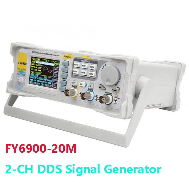 FY6900 20/30/40/50/60/80/100Mhz Functie Signaal Generator Dds Dual-Ch ...