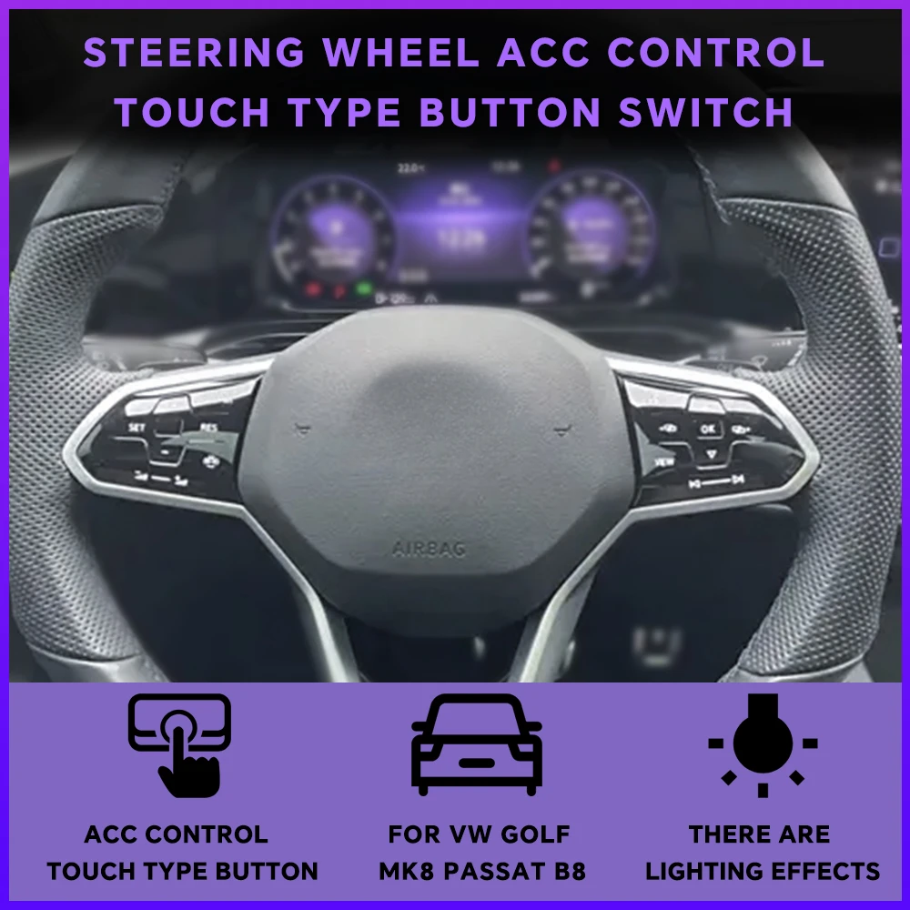 Steering-Wheel-Control-Touch-Type-Button-Switch-for-VW-Golf-8-MK8 ...