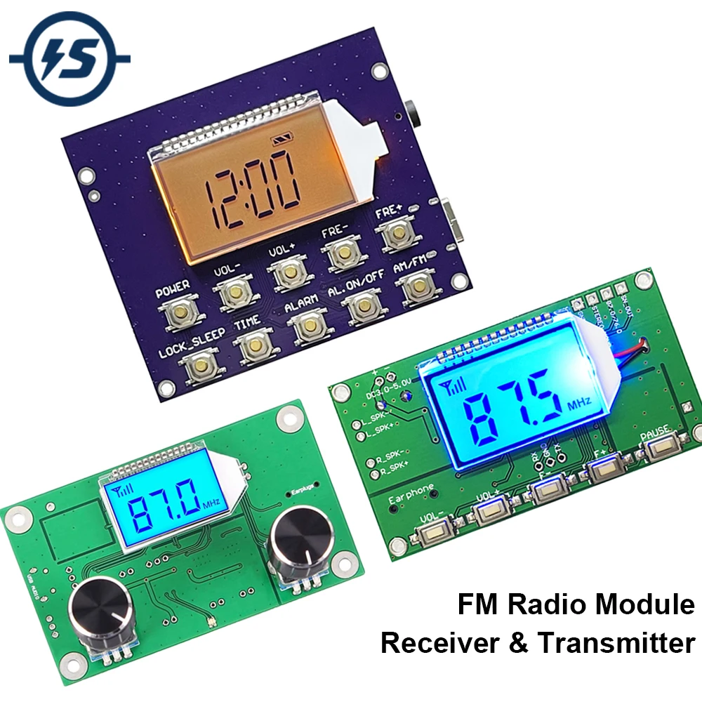 Wireless Fm Radio Receiver Module 87.0mhz-108.0mhz Frequency Modulation ...