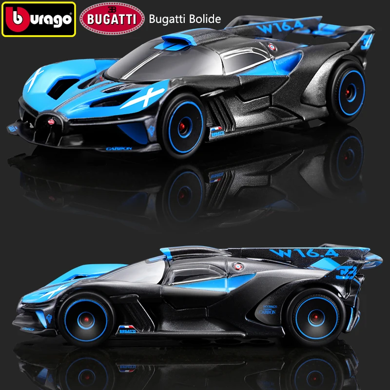 Bburago 1/43 Bugatti Bolide Cars Model Toys Alloy Luxury Vehicle ...