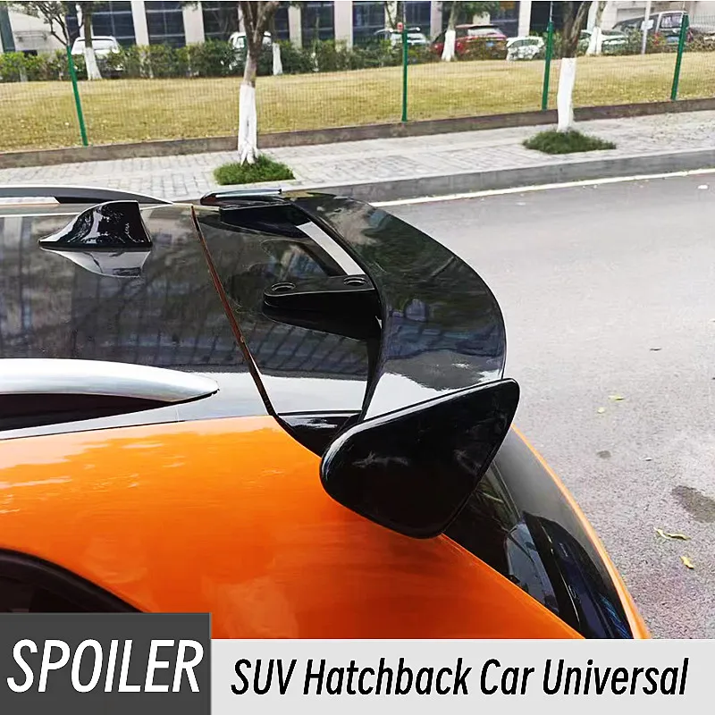 SUV-Hatchback-Car-Universal-130CM-Black-Carbon-Spoiler-Wings-Exterior ...