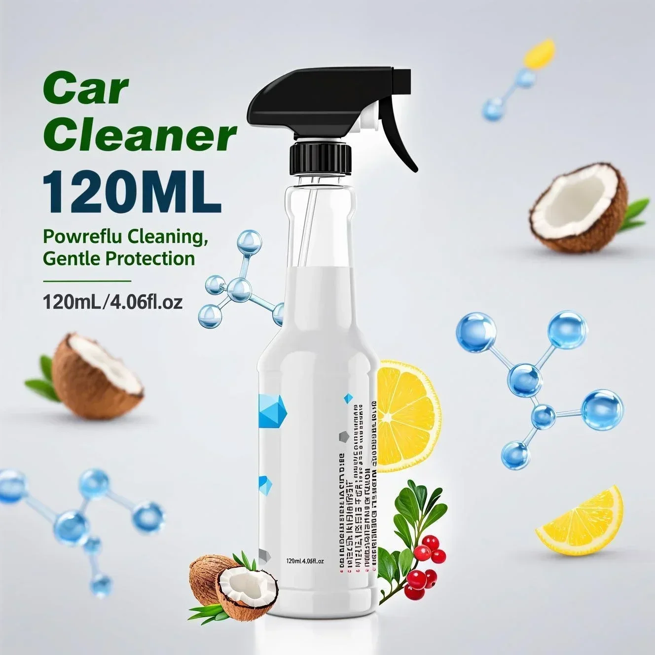 Car Washing Spray 120ml - All-in-One Waterless Cleaner for Car Body ...
