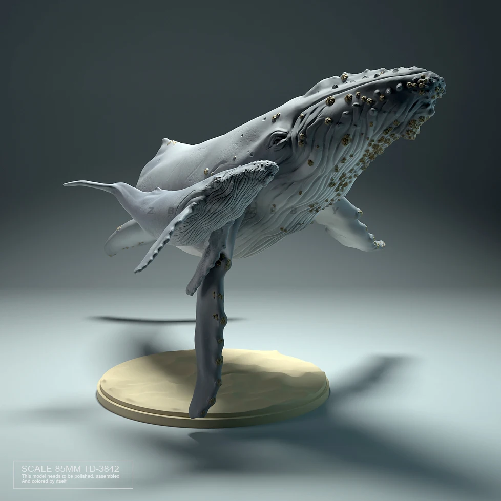 85mm-Resin-figure-model-kits-Whales-DIY-colorless-and-self-assembled-TD ...