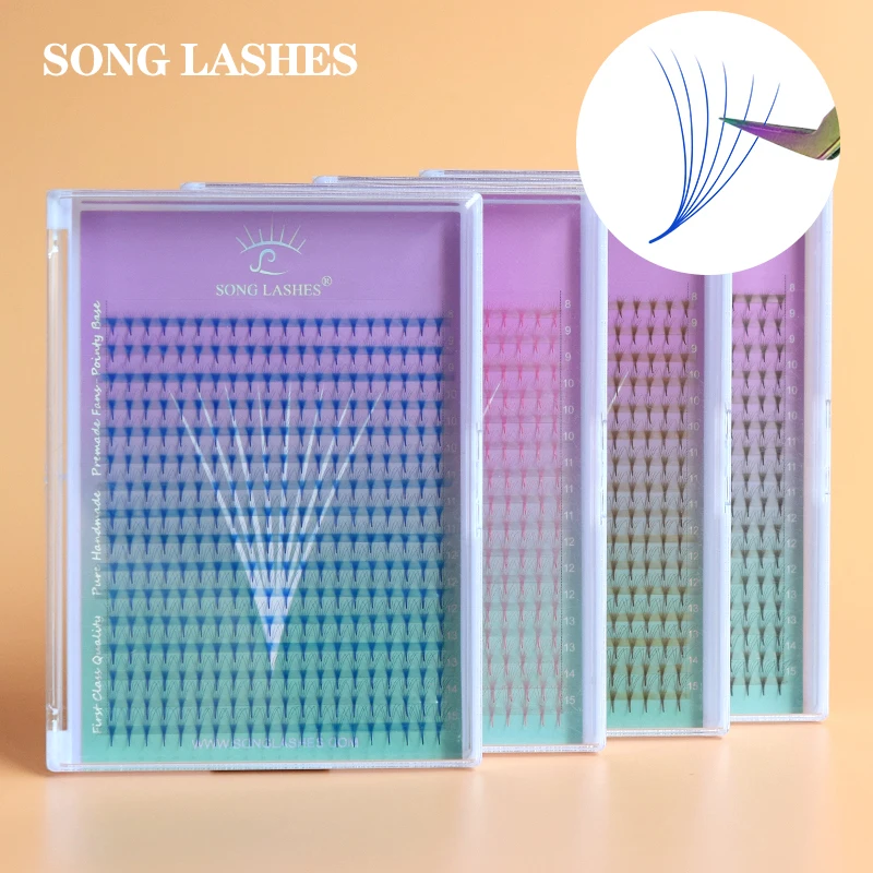 Colorful-Premade-Volume-Fans-6D-Individual-Lashes-320-fans-Pre-Made ...