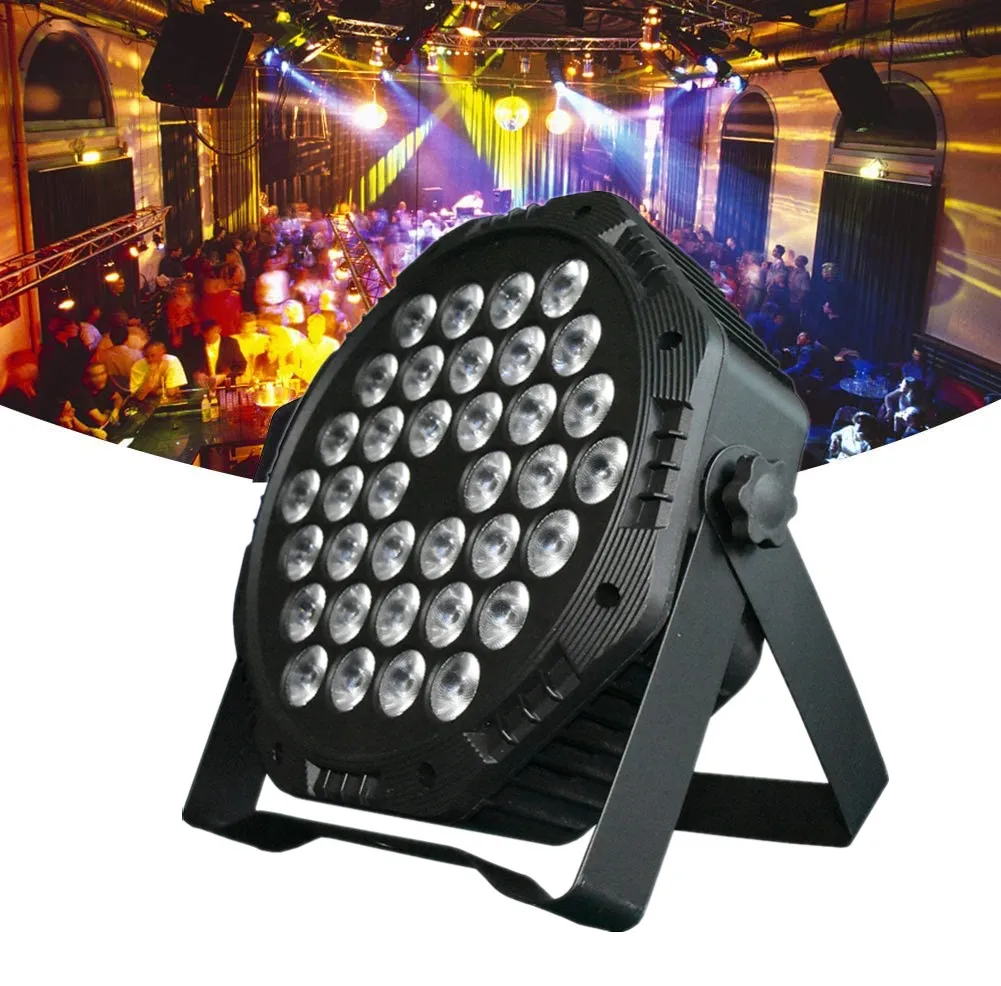 LED-Par-Commercial-Lighting-Stage-Par-Led-36W-RGBWA-Disco-Strobe-Light ...