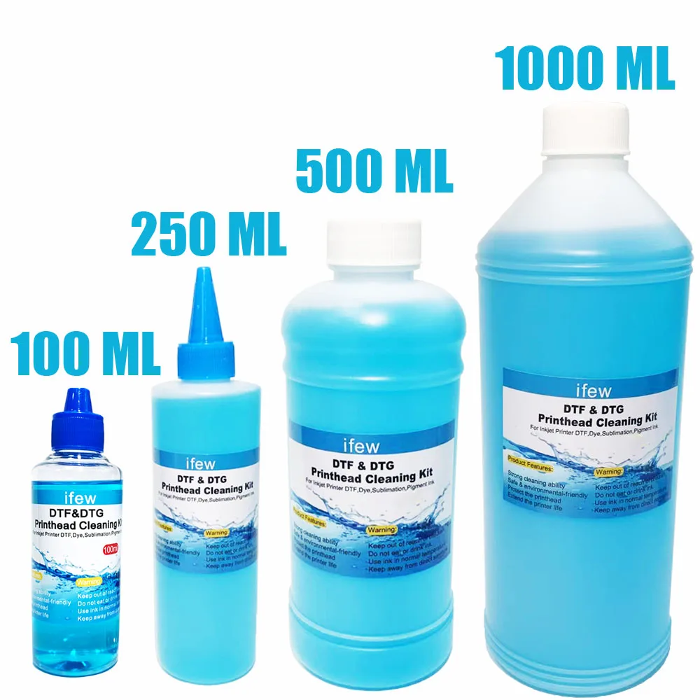 Print Head Dtf Cleaner Printer Cleaning Liquid Kit for Epson Canon HP ...