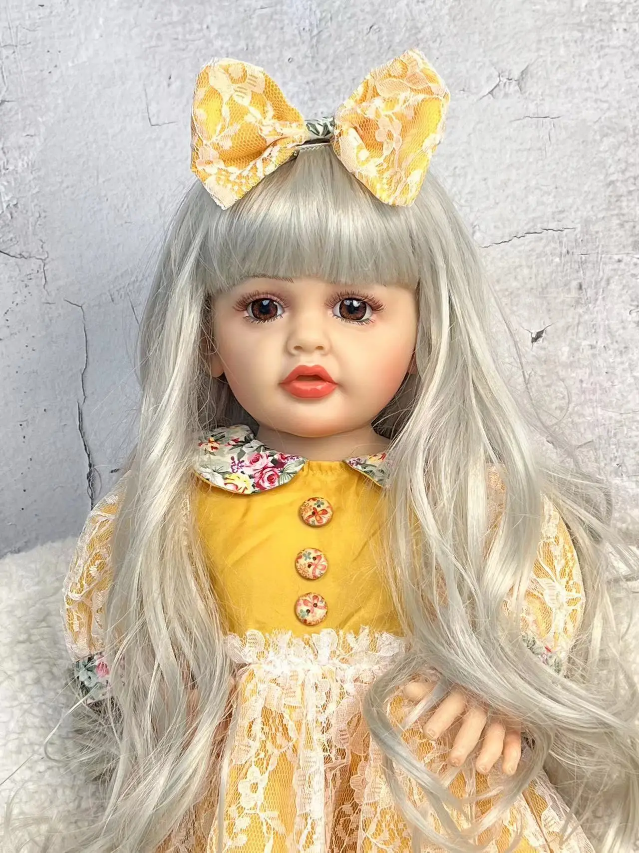 Hot Sale 22 Inch Princess Belle Silicone Body Toys Reborn Baby Dolls ...