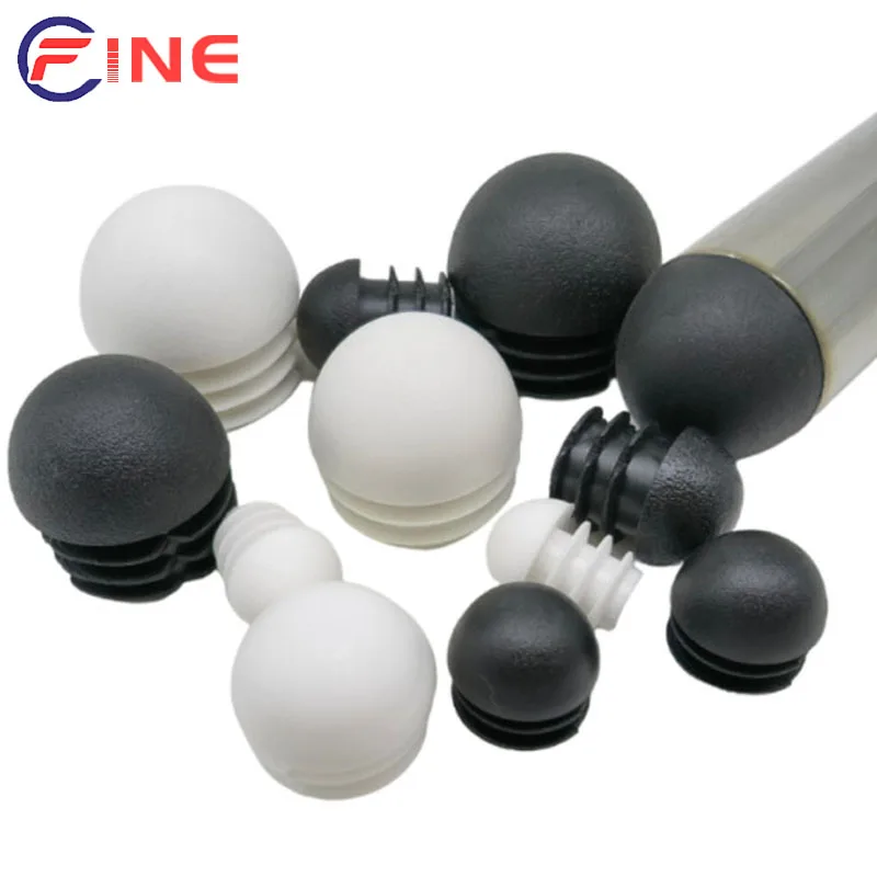 Furniture Steel Pipe Domed Round Insert Plug Spherical Head Plastic ...