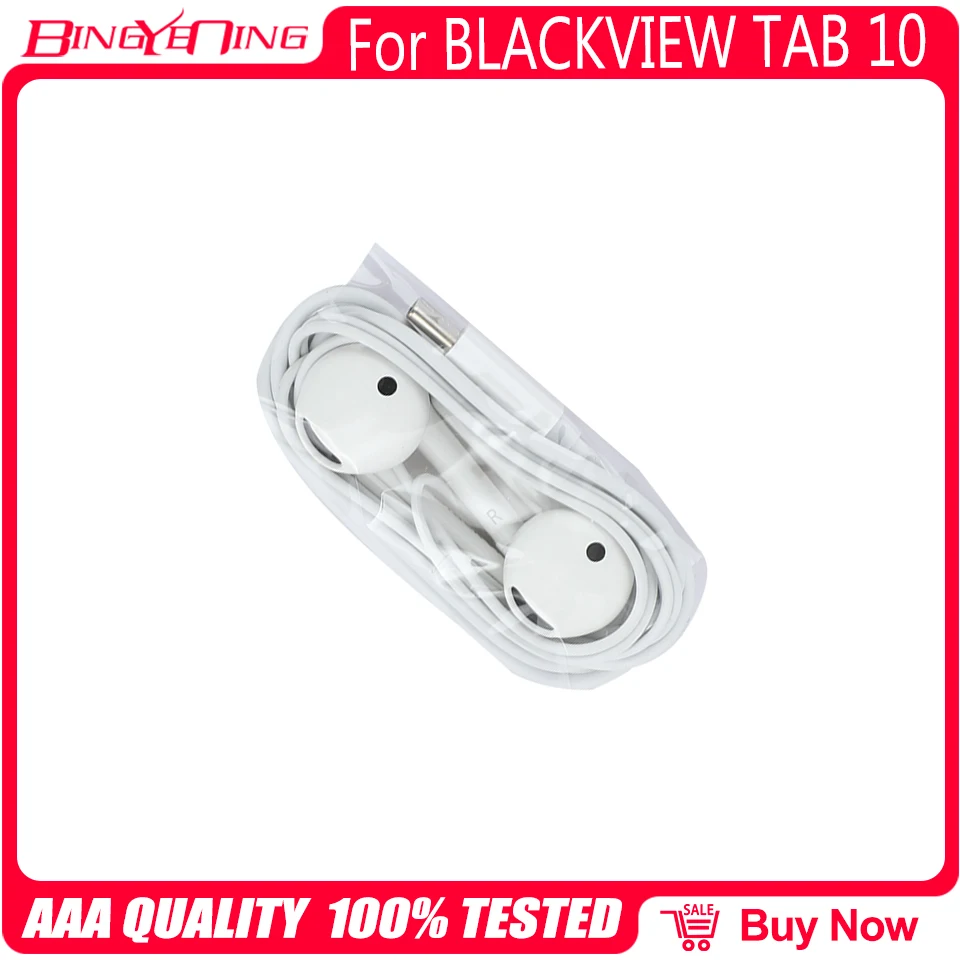 100-New-Original-Earphones-Headsets-For-Blackview-TAB-10-Earphone-In ...