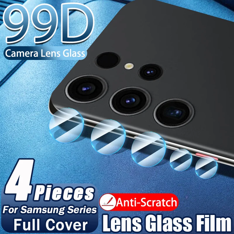 4Pcs HD Camera Lens Protector Glass Film For Samsung S23 S22 Ultra S21 ...