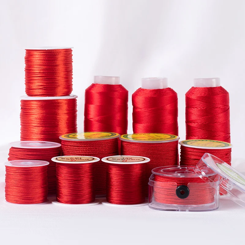 Nylon-Red-Thread-Cord-Line-Rope-Macrame-Cord-Braided-String-For ...