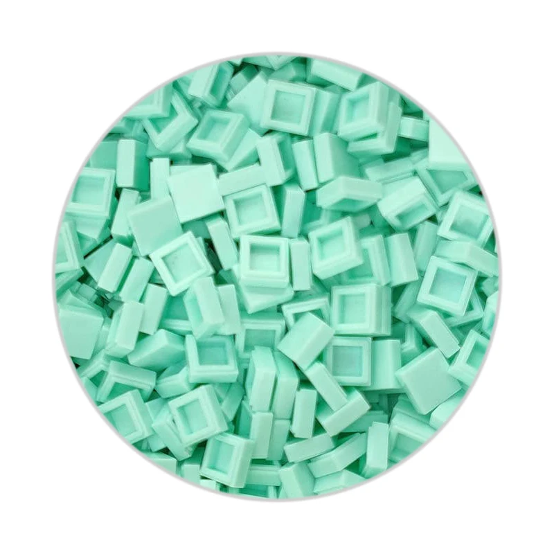 200/330/660 piezas MOC Pixel Partículas Placa Lisa 1x1 DIY Bloques de ...